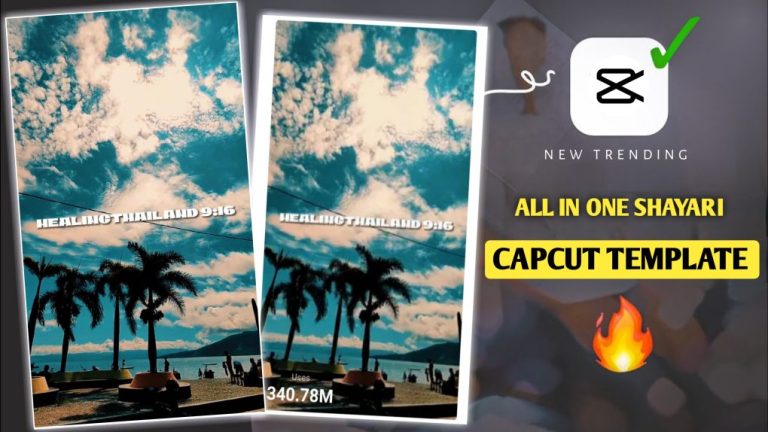 All In One Shayari Capcut Template Link (100% Working)